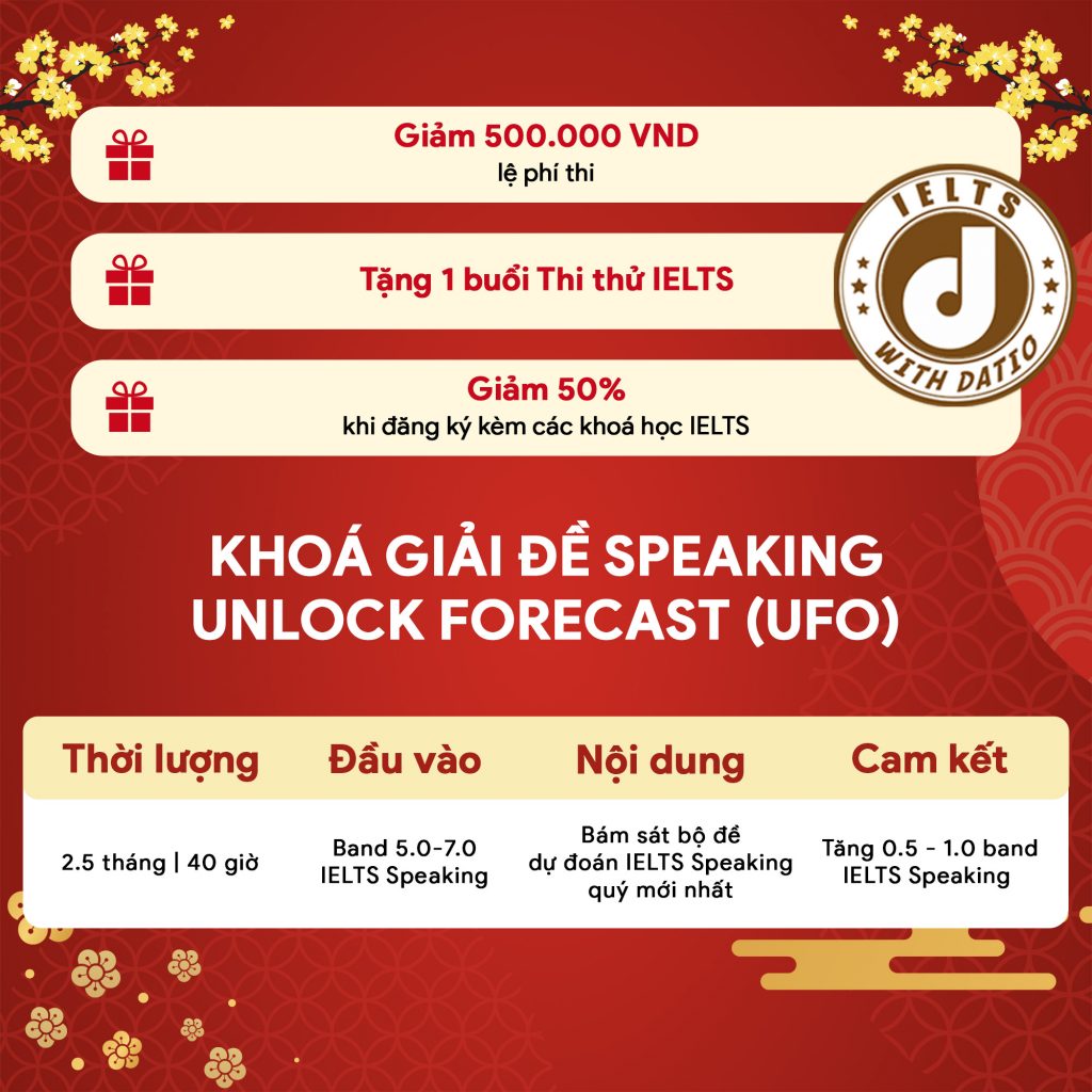 COURSE SCHEDULES - IELTS WITH DATIO